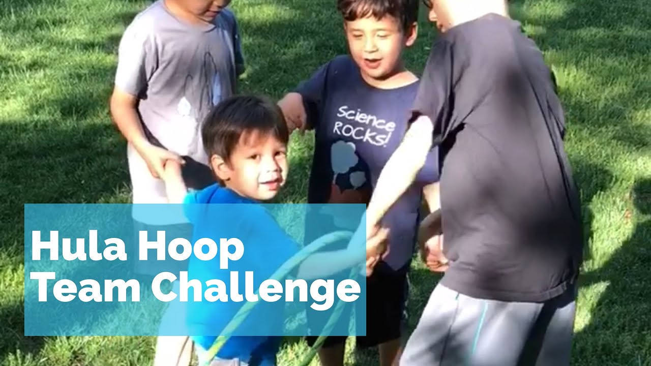 Hula Hoop Team Challenge - fun outdoor kids or adults team activity ...