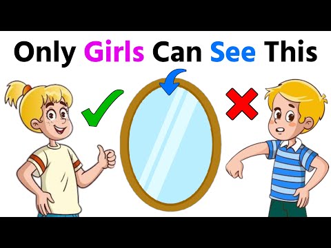 Only Girls Can See Something in This Mirror