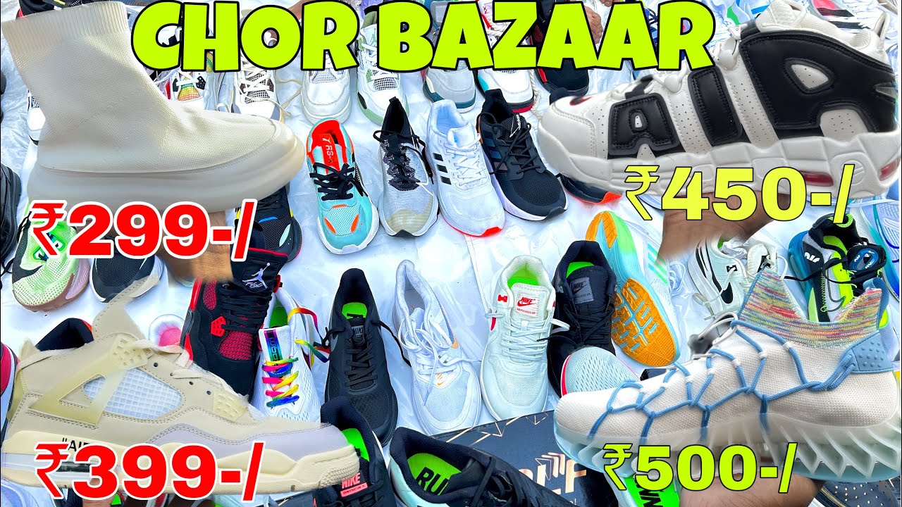 Chor Bazaar Shoes Market | 7A Quality Shoes | Wholesale/Retail | Karol ...