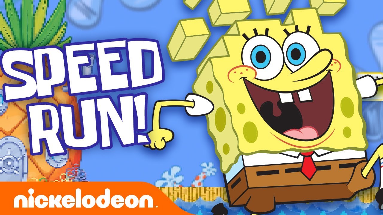 SpongeBob Goes on an 8-Bit Gaming Adventure 🎮 LEVEL 1 | Nick Arcade ...