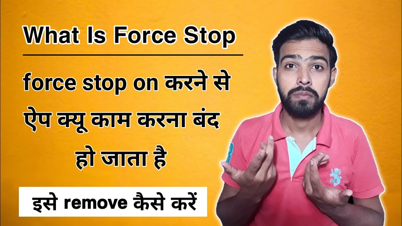 Force Stop Ko Kaise Hataye Apps Par Se || how to remove force stop from ...