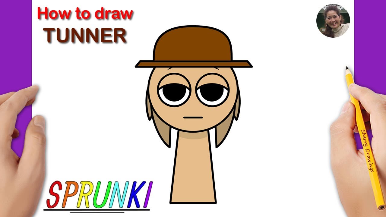 How to draw Sprunki Tunner easy | Easy drawing tutorial | Drawing easy ...
