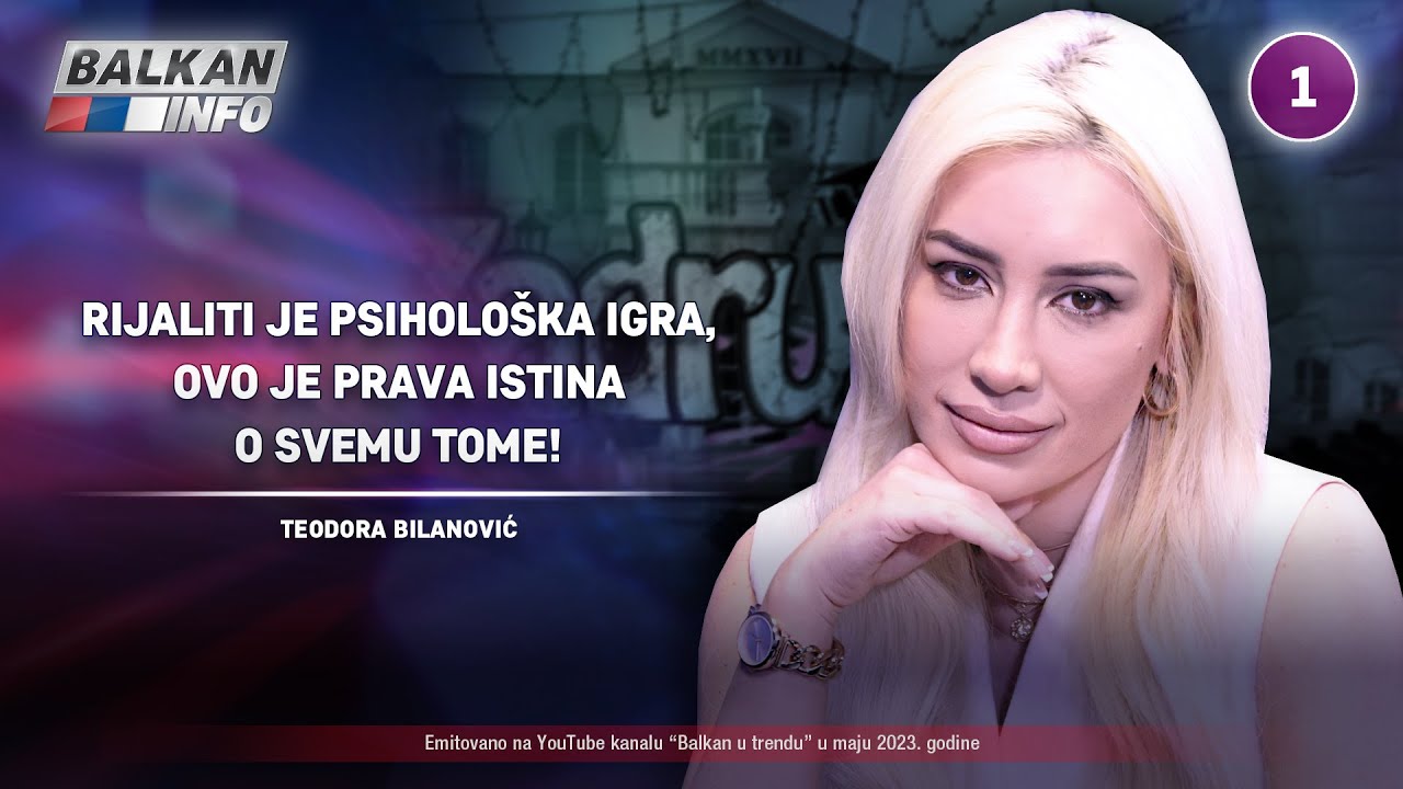 INTERVJU: Teodora Bilanović - Rijaliti je psihološka igra, ovo je prava ...
