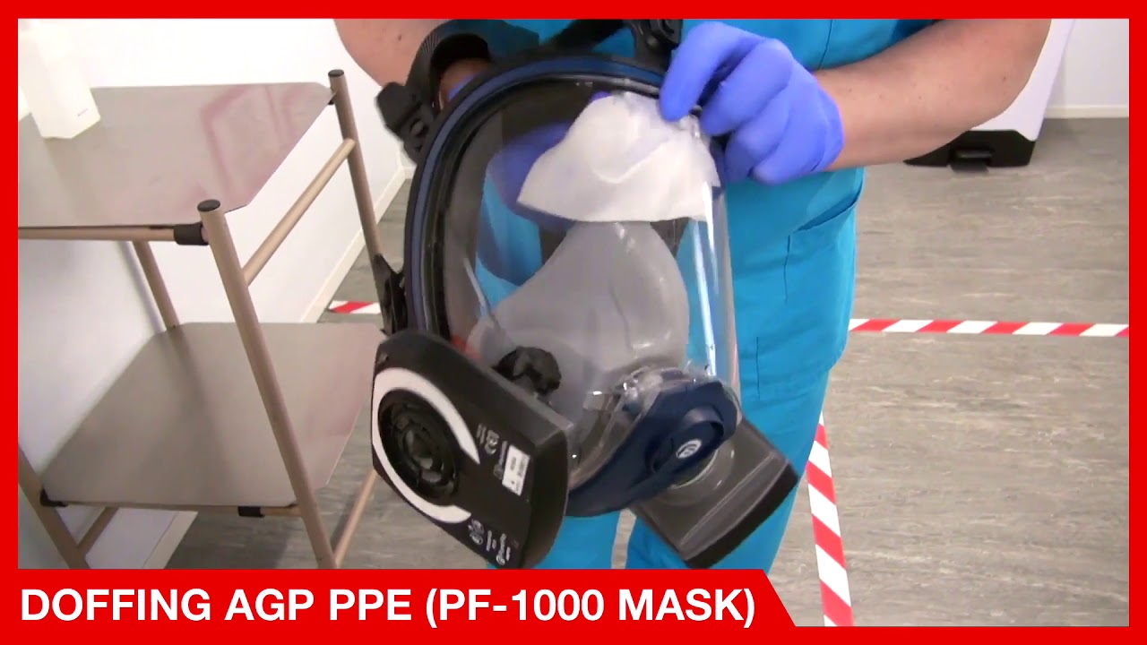 Doffing AGP PPE (PF-1000 Mask) - YouTube