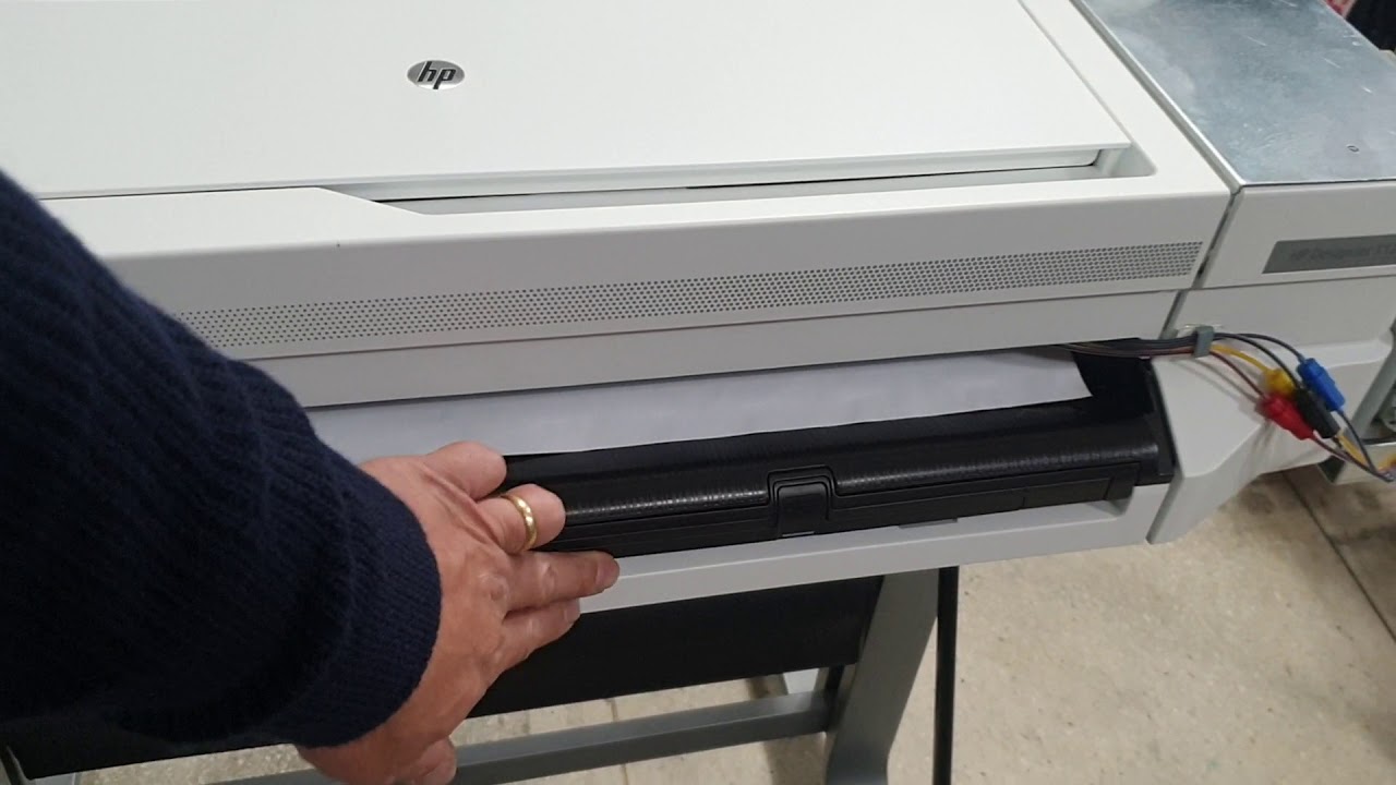 HP-T125플로터 인쇄 테스트 플로터무한잉크설치 24형 출력 #플로터 #HP플로터T-125 #24형플로터 #T125플로터 ...