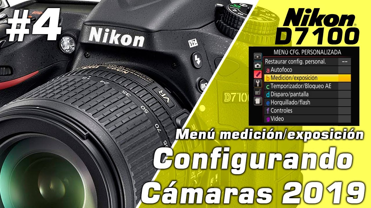 📷 Configurando cámaras | Nikon D7100 | Menú de medición/exposición ...