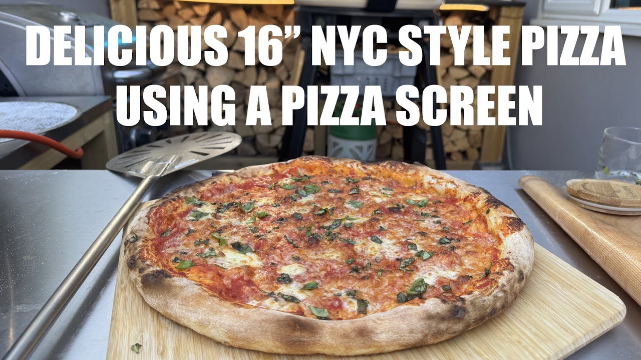 Making a delicious 16" Pizza in the Gozney Arc with a Pizza Screen ...