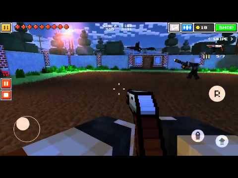 Pixel gun 3D zombie mode - YouTube