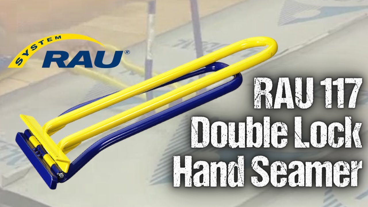 RAU 117 Double Lock Hand Seamer | In Action - YouTube