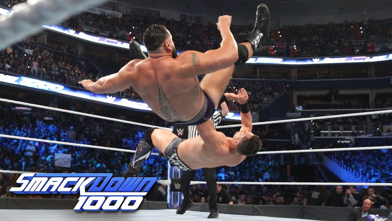 Rusev vs. The Miz - WWE World Cup Qualifying Match: SmackDown 1000, Oct ...