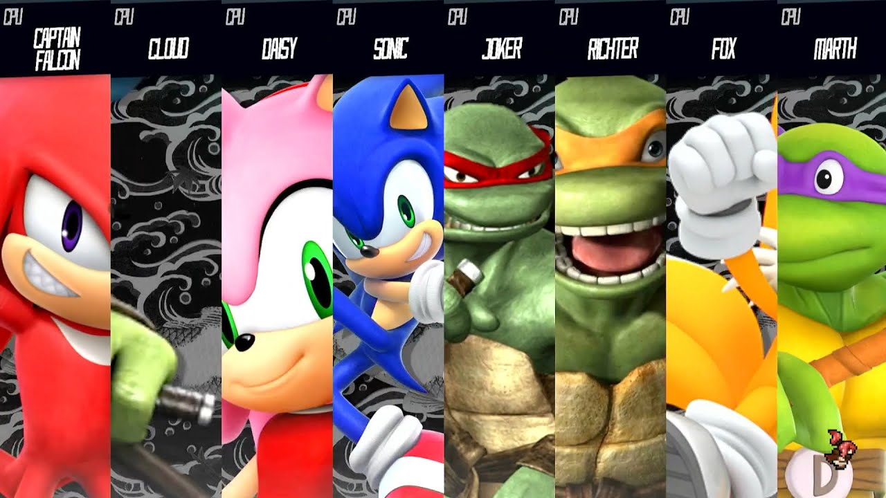 Sonic VS TMNT - Requested Smash Battle - YouTube