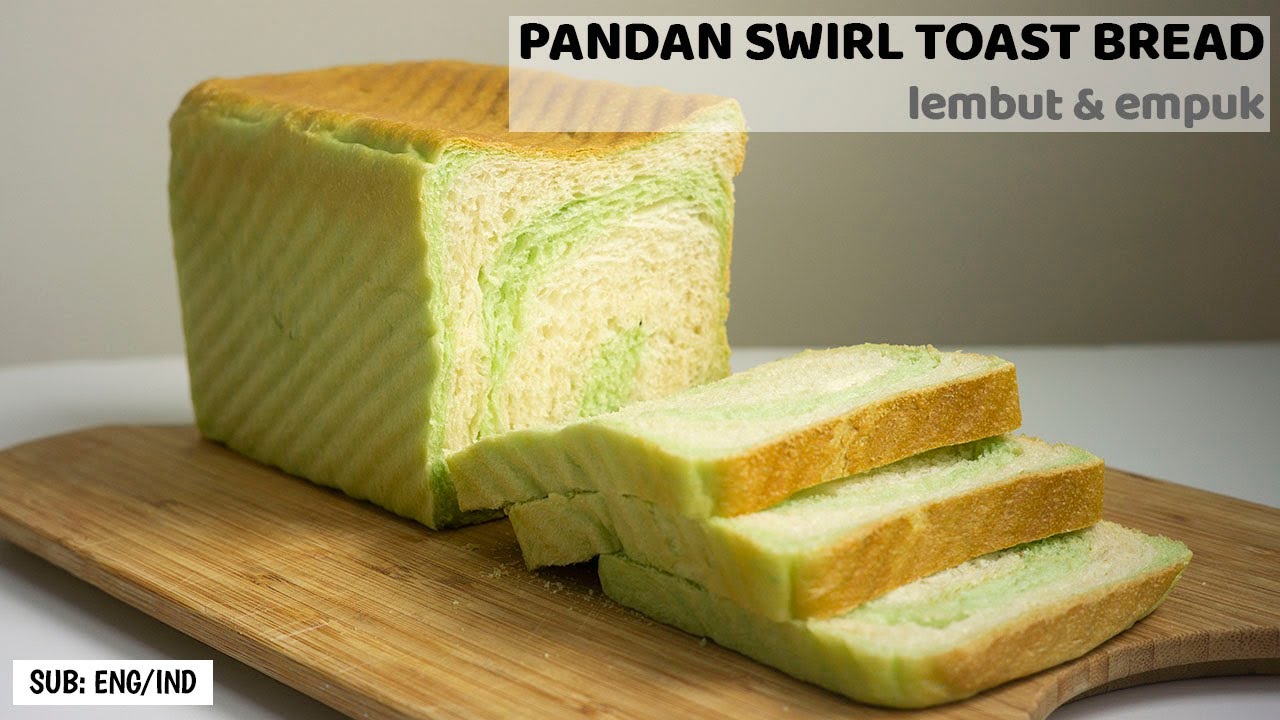 HOW TO MAKE PANDAN SWIRL TOAST BREAD - YouTube