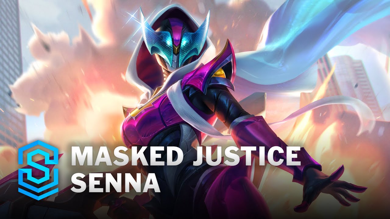Masked Justice Senna Skin Spotlight - League of Legends - YouTube