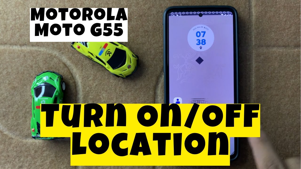 How to Turn On/Off Location on Motorola Moto G55 - YouTube