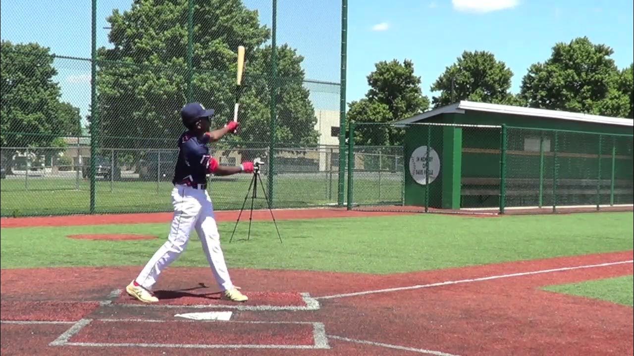 Avery Grain Hitting - Mid Atlantic Red Sox - Filmed June 2022 - www.PlayInSchool.com - YouTube