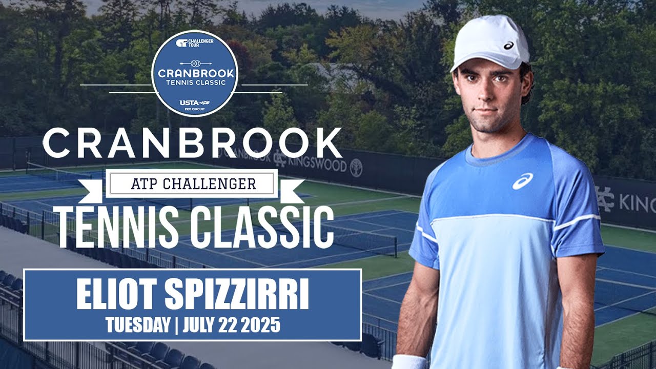 Eliot Spizzirri | Defeated R. Sakamoto in Rd-of-32 [Cranbrook Tennis ...