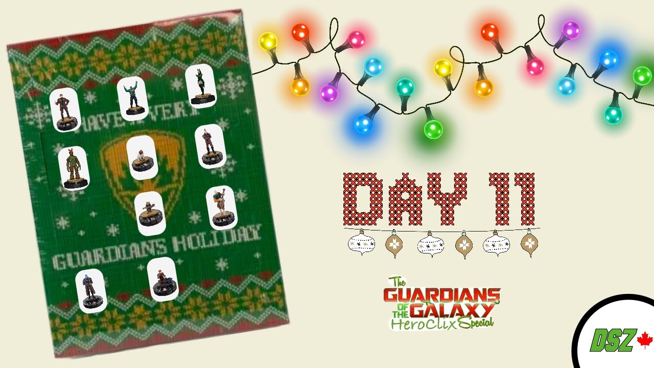 HeroClix Guardians of the Galaxy Holiday Calendar Day 11 - YouTube