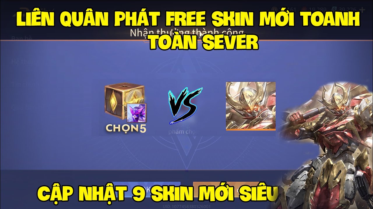Liên Quân FREE Skin Mới Cho Toàn Sever Từ Sự Kiện - Update 9 Skin Mới ...