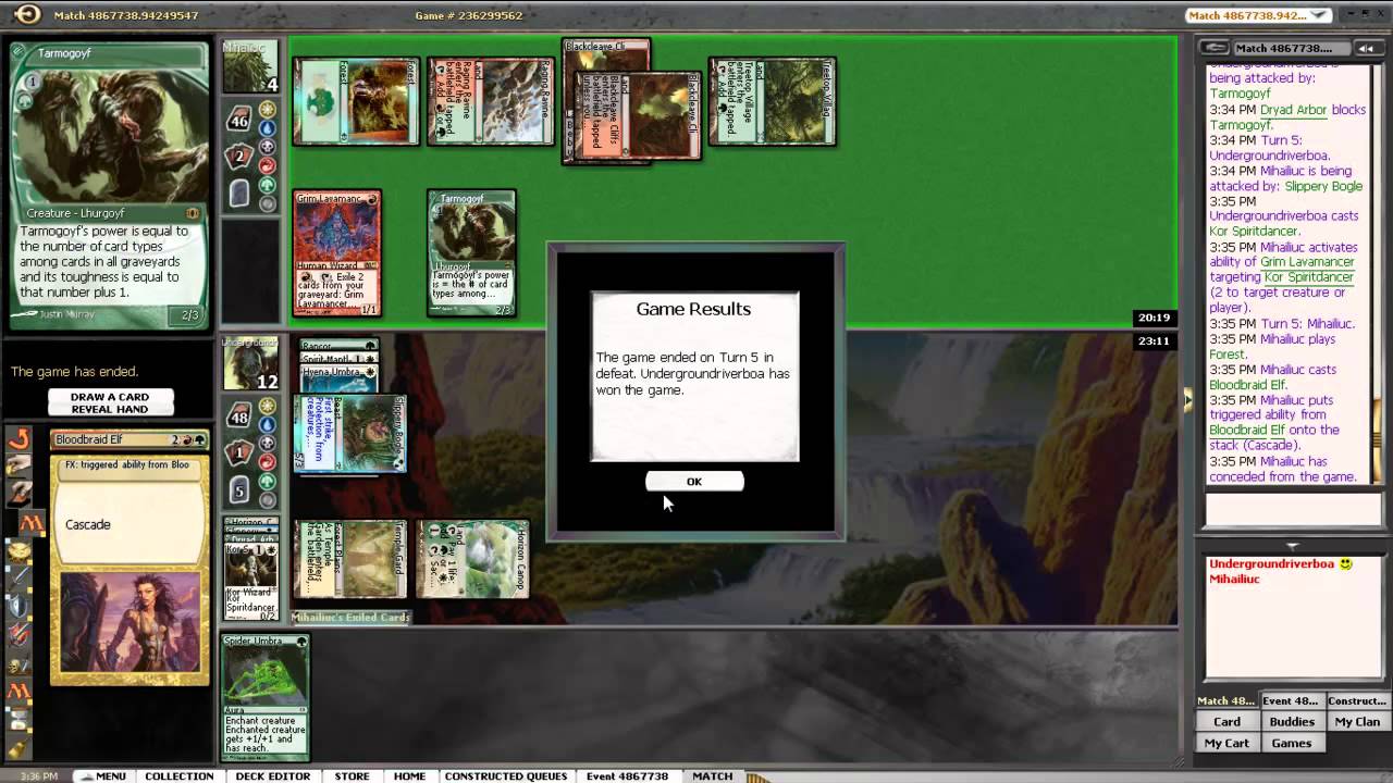 MTG - Modern - GW Aura Hexproof - Jund - YouTube