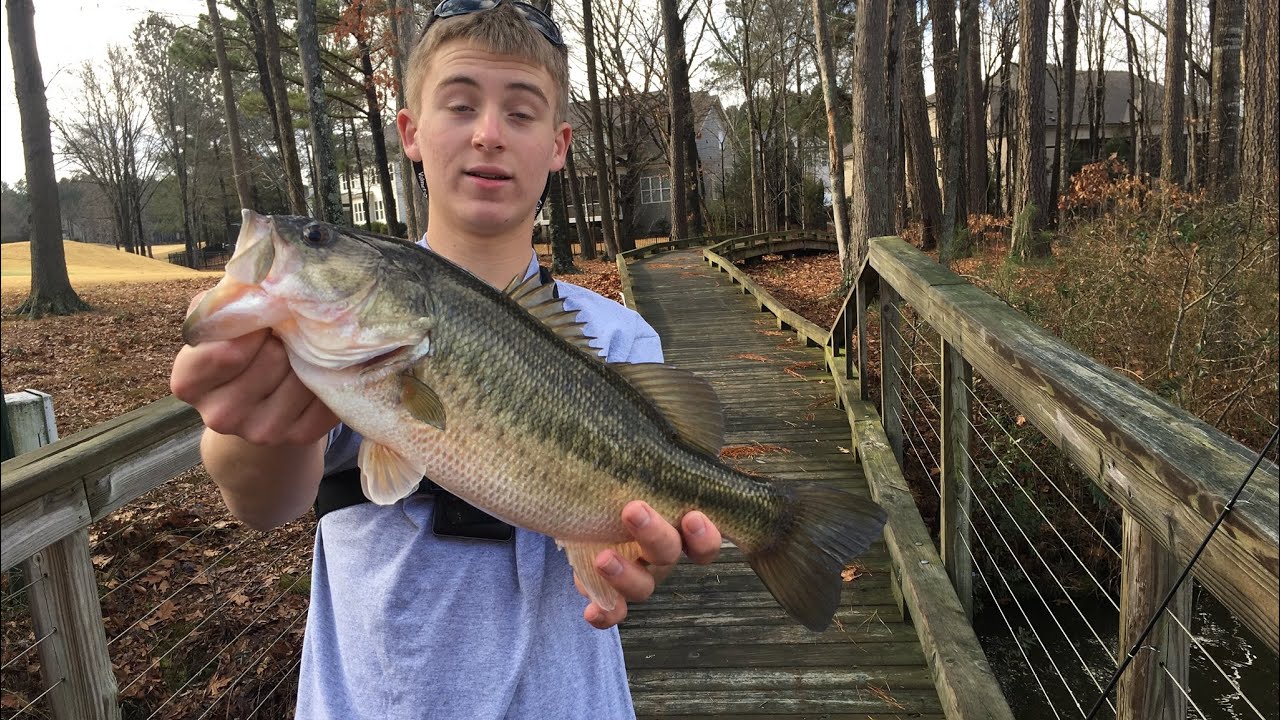 Fishing Slow For BIG Bass - YouTube