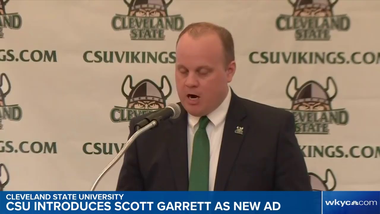 Cleveland State University introduces Scott Garrett as Athletic ...