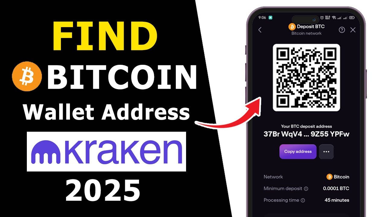 How to Find Bitcoin Wallet Address on Kraken with QR Code - YouTube