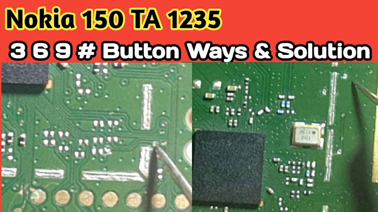 Nokia 150 TA 1235 3 6 9 # button Ways & Solution | Nokia 150 Ta 1235 ...