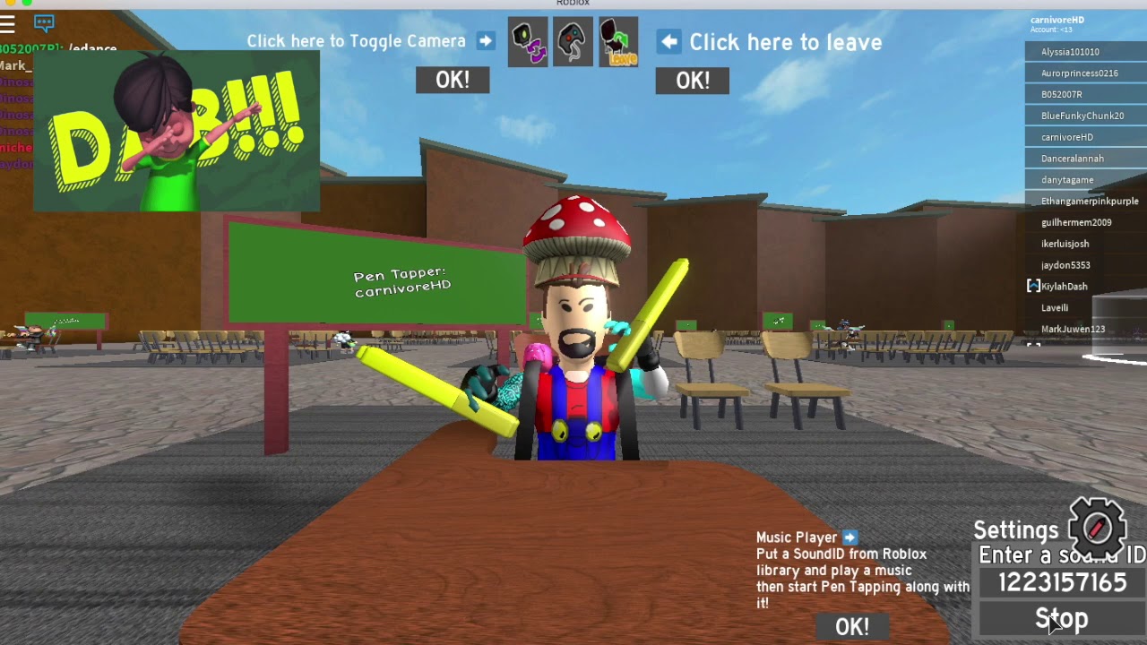 D Se Dab In Roblox Pen Tapping Simulator - YouTube