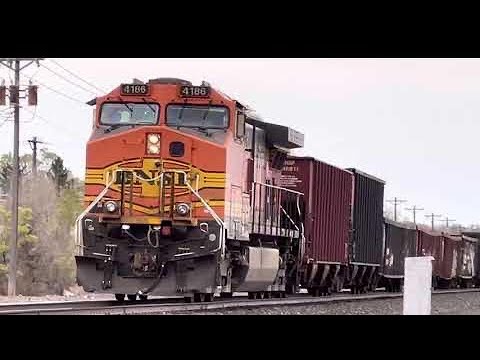 BNSF #7728 Leading & SB H-DENAMS With Single DP Unit 5/2/23 - YouTube