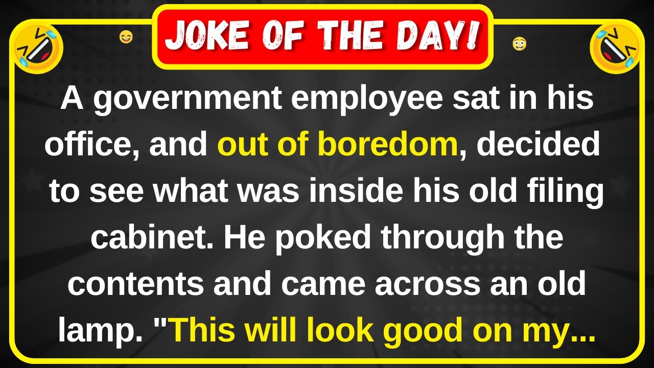 A stupid government employee doesn’t want to work (funny clean joke ...