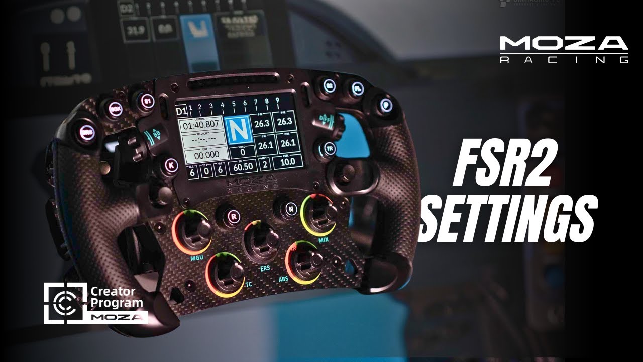 MOZA FSR2 Settings for AC EVO | MOZA Racing tutorials - YouTube