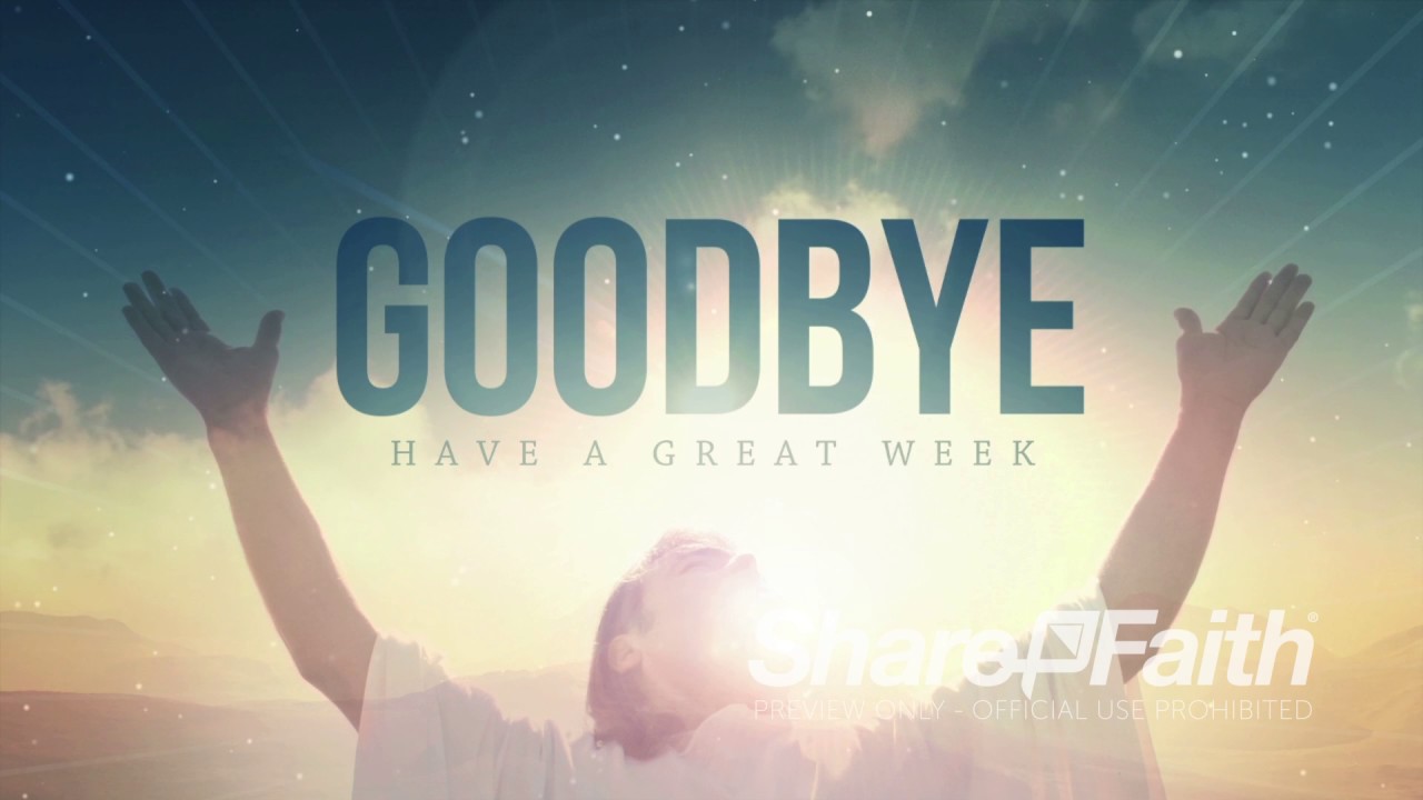 Easter Background: Jesus Risen Savior Religious Goodbye Video Loop ...