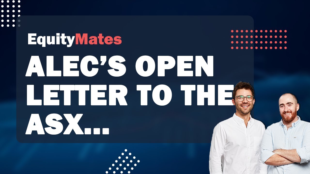 Alec's Open letter to the ASX & does Bryce accept Philip Lowe's apology ...