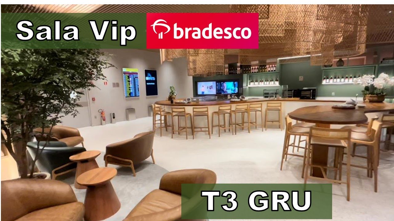 Sala Vip Bradesco Guarulhos, Terminal 3 - YouTube