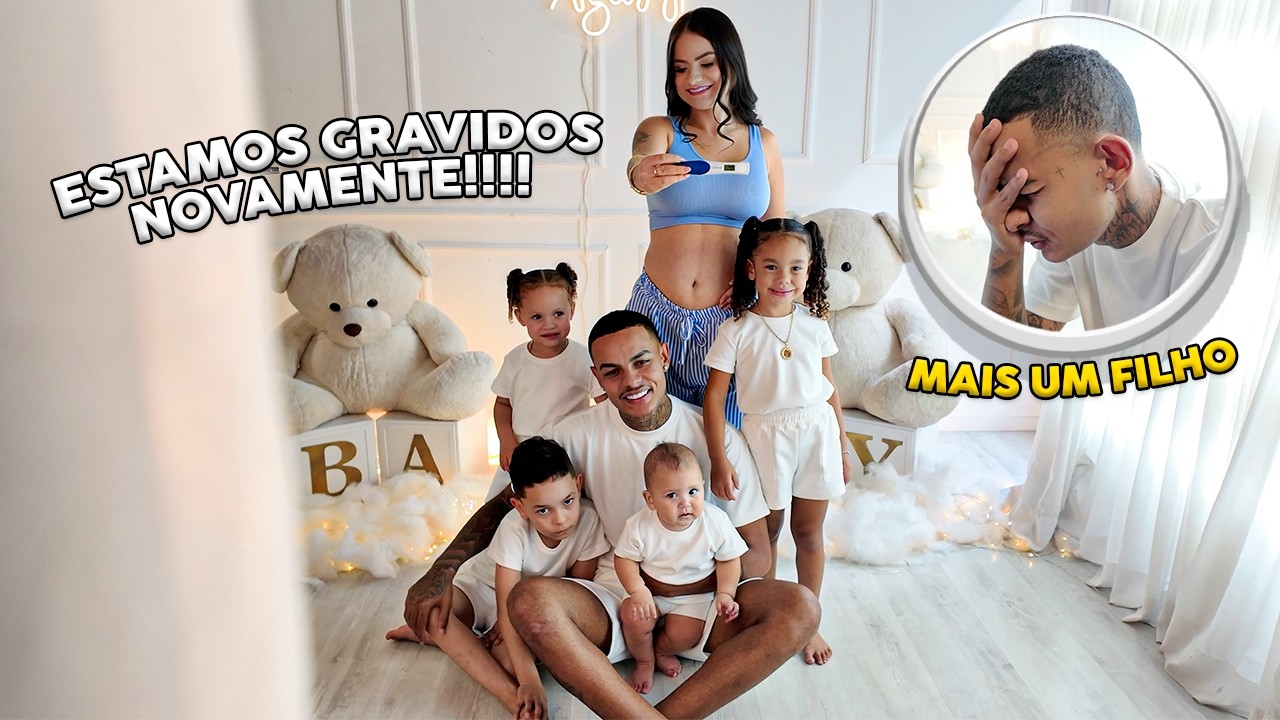 ESTOU GRÁVIDA NOVAMENTE! 5 FILHOS CHRYS DIAS & DEBORA PAIXÃO - YouTube