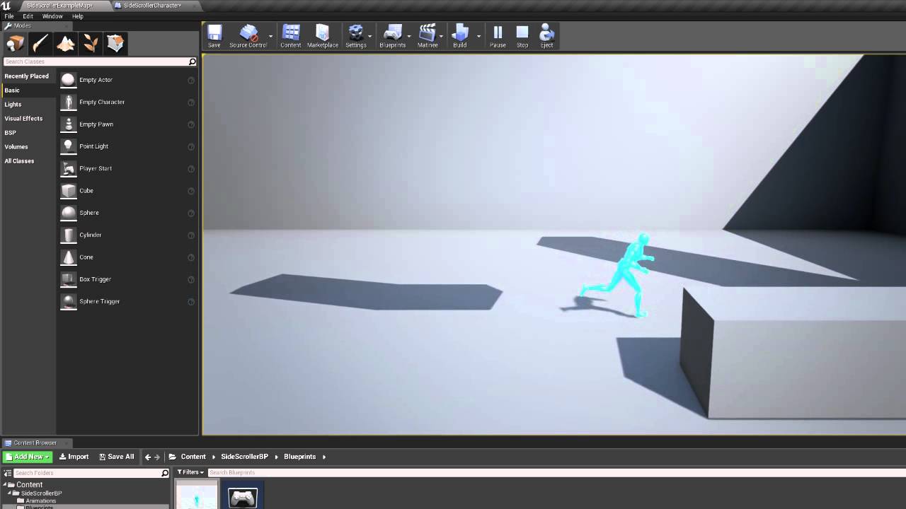Unreal Side Scroller - YouTube