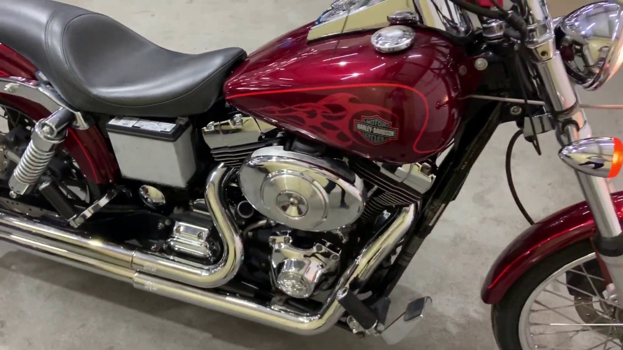 Harley-Davidson Fxdwg Dyna Wide Glide 2002г. 7321 - YouTube
