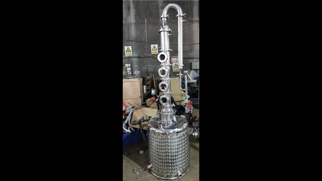 100L super economical micro distiller - YouTube