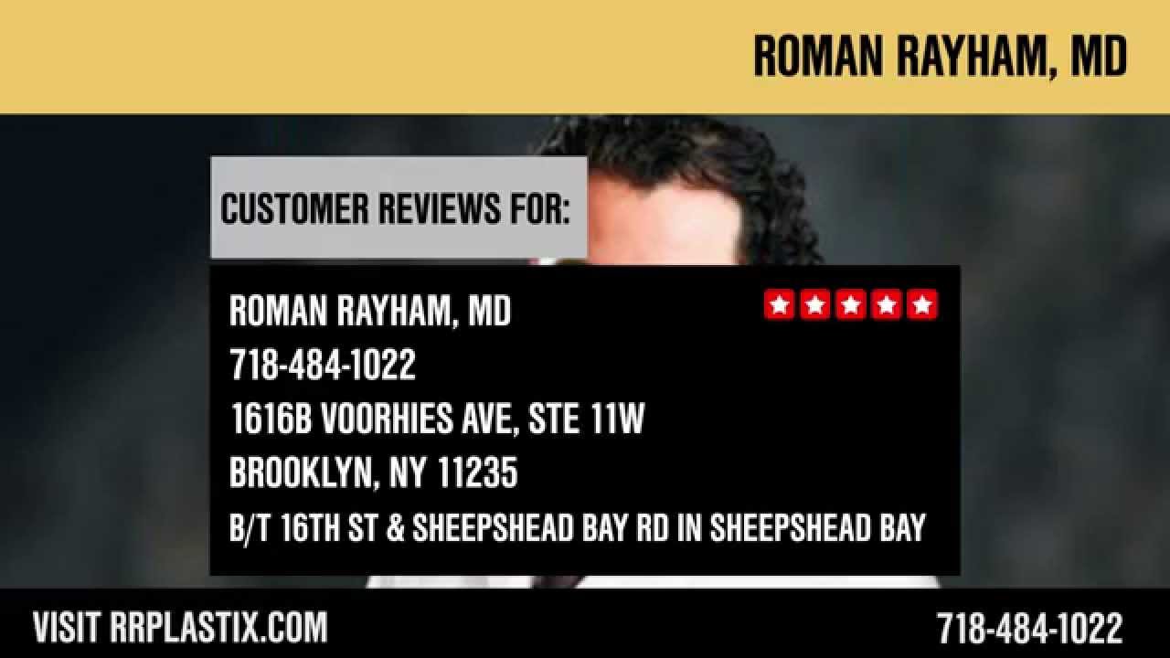 Roman Rayham, MD -REVIEWS- NYC Cosmetic Surgeon Reviews - YouTube