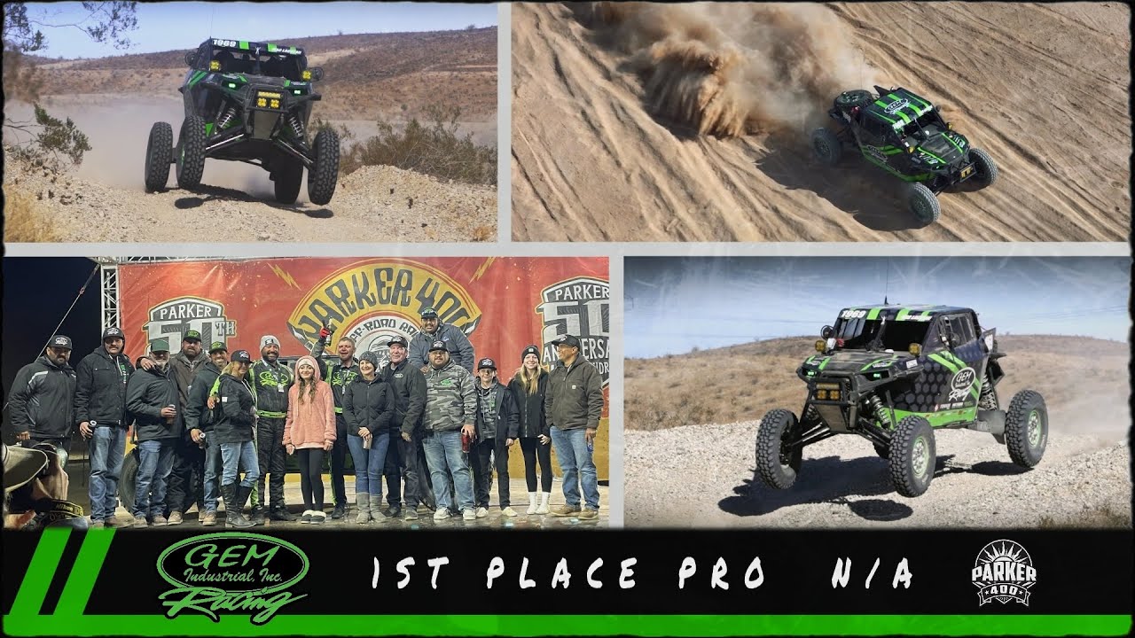 GEM Racing WINS the 2024 Parker 400 - YouTube