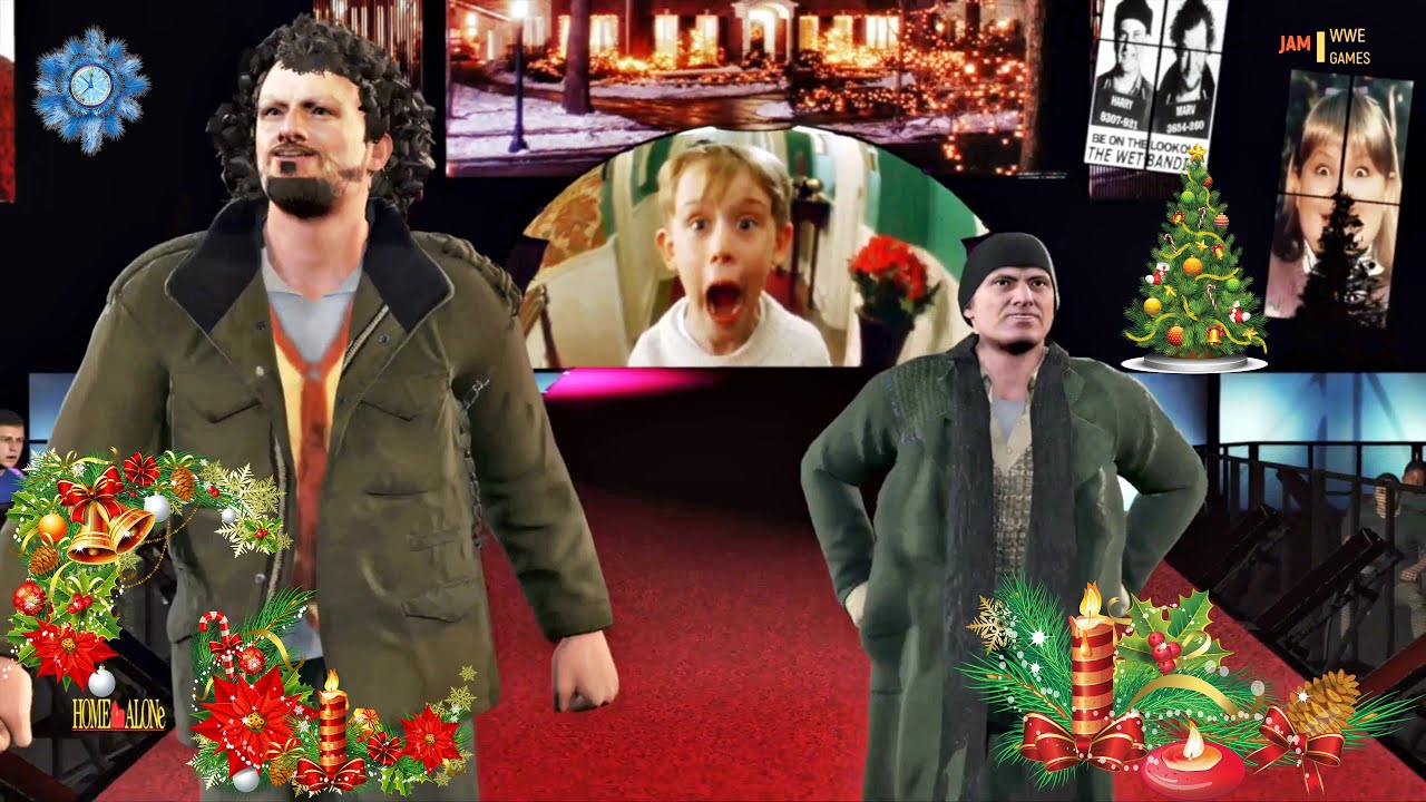 [WWE 2K22] 🎄 HOME ALONE 🎄 Kevin McCallister & 'Old Man' Marley vs. "Wet ...