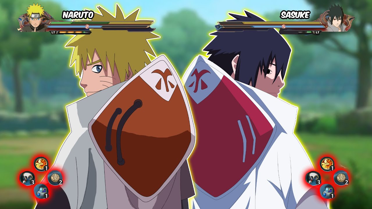 NARUTO HOKAGE & SASUKE HOKAGE | Naruto Storm 4 MOD - YouTube