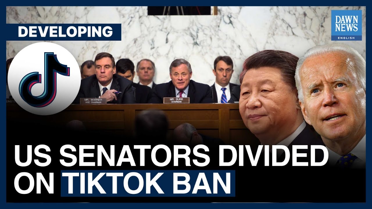 US Senators Divided On TikTok Ban | Dawn News English - YouTube