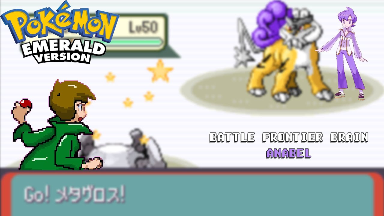 How I defeat Frontier Brain Anabel? - Kiraplays Pokemon Emerald - YouTube
