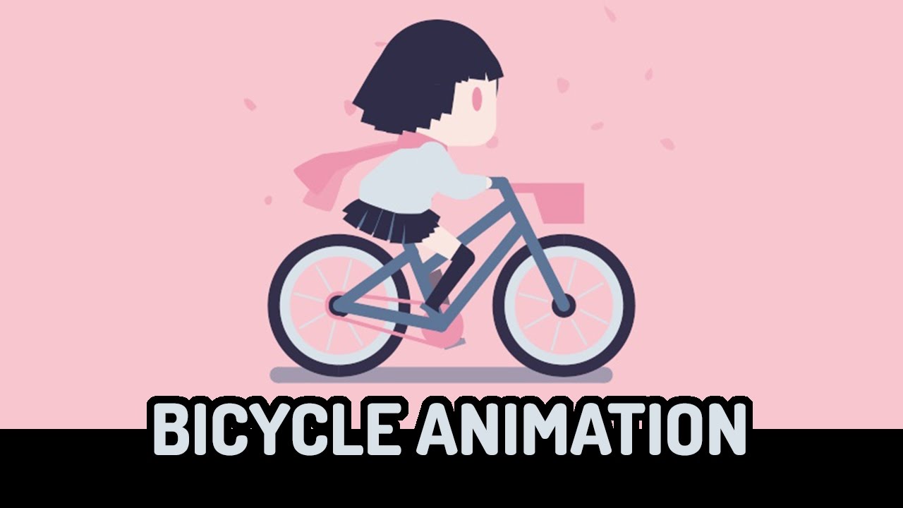 Bicycle 2D Animation - YouTube