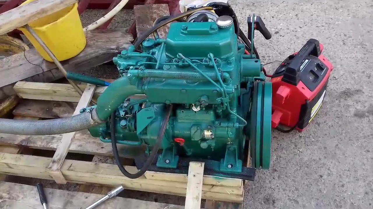 Volvo Penta md7a engine overhauled - YouTube