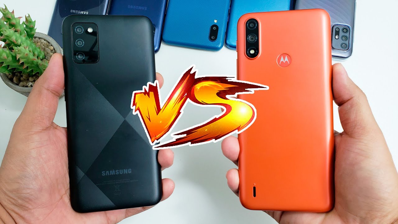 Samsung Galaxy A02S vs Moto E7 Power. Galaxy A02S é bom? Moto E7 Power ...