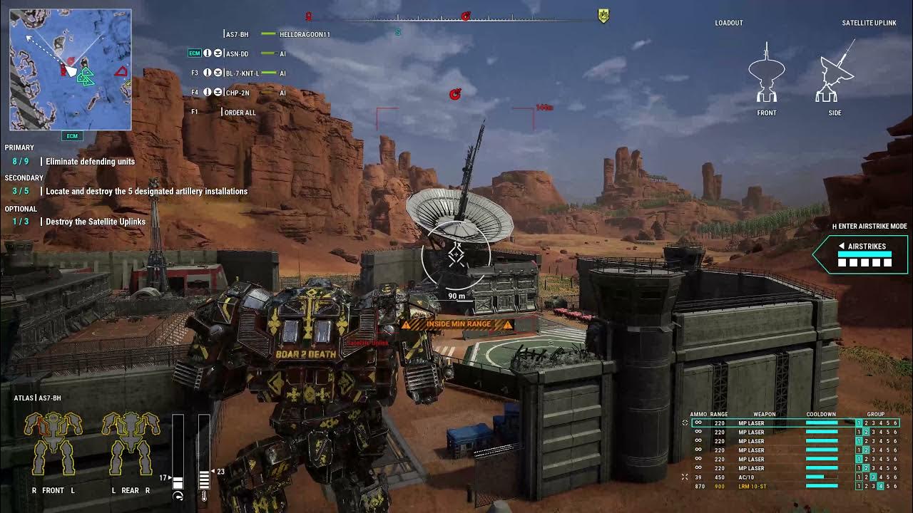 MechWarrior 5 Mercenaries - Gameplay (PC/UHD) - YouTube