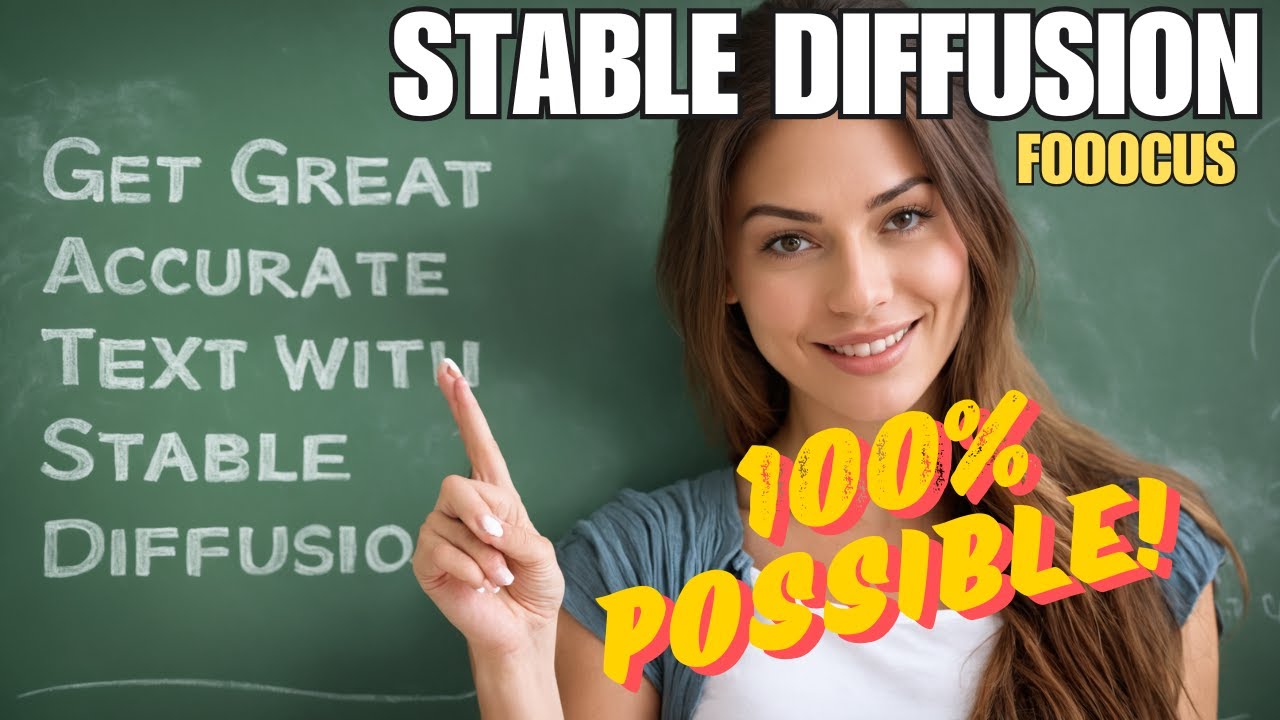 How To Get Amazing Text in Stable Diffusion - Fooocus - YouTube