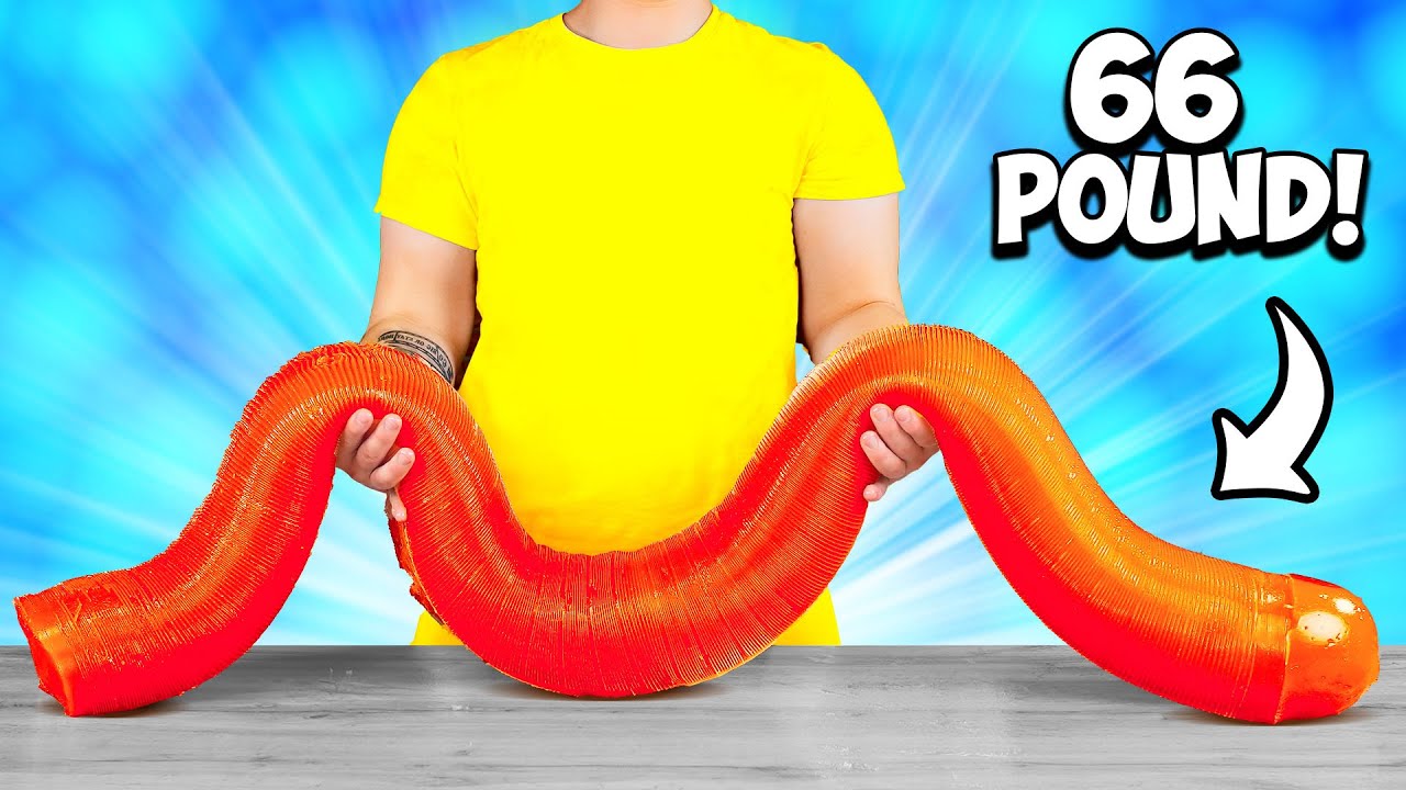 Sâu Gummy khổng lồ 66-Bảng Anh | Cách làm Sâu Gummy tự làm lớn nhất thế giới VANZAI - YouTube